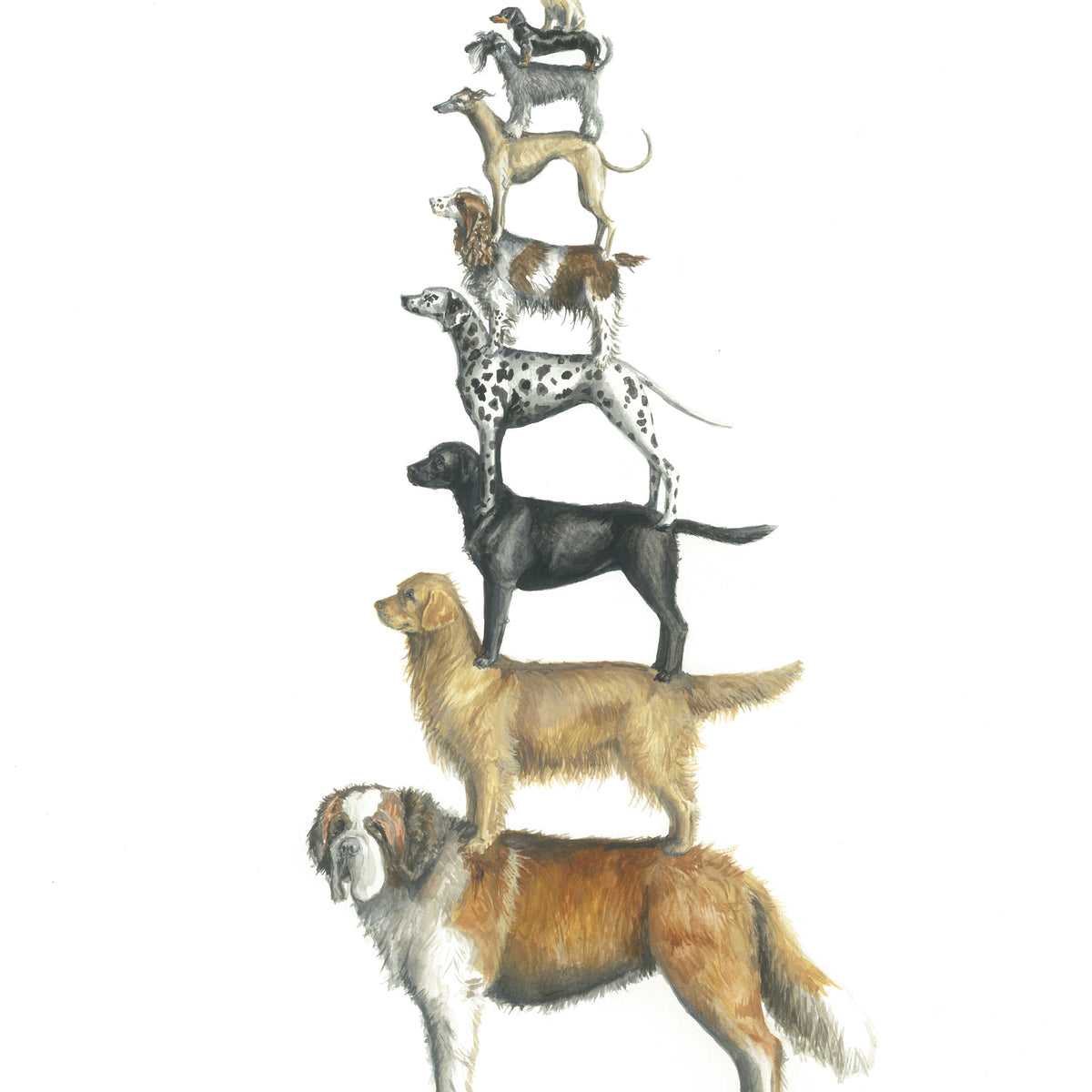 Dog Stack Print | Prints – Killy & Co